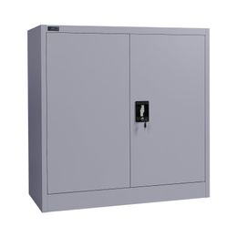 Makika Aktenschrank / Büroschrank abschließbar 90x90x40cm in Anthrazit