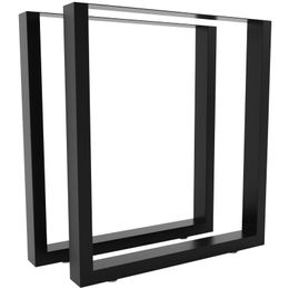 CLP 2er Set Tischbeine Velden F&uuml;r Couchtisch Oder Beistelltisch I H&ouml;he 43 CM
