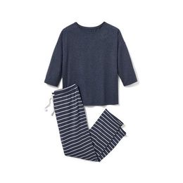 Tchibo Pyjama - Weiss/Gestreift - Gr.: M