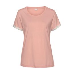 s.Oliver T-Shirt Damen Gr&ouml;&szlig;e XS/S blau / gr&uuml;n / apricot / wei&szlig;