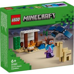 Lego® Minecraft™ 21251 STEVES WÜSTENEXPEDITION