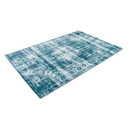 LIFA LIVING Cool Vintage Teppich Hellblau 80 x 150 cm