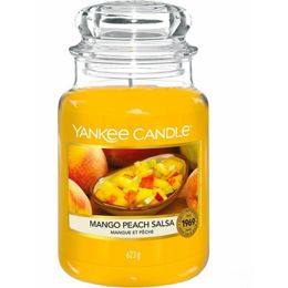 623g - Mango Peach Salsa - Housewarmer Duftkerze großes Glas - yankee candle