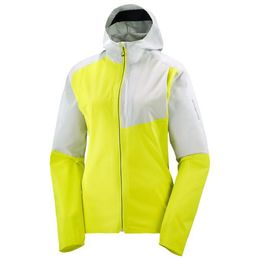 Salomon - Women's Bonatti Trail Jacket - Regenjacke Gr S gelb