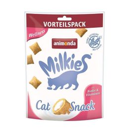 animonda Snack Milkie Knusperkissen für Katzen, Wellness, 120g