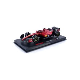 Bburago 18-36835L - Modellauto - F1 Ferrari SF-23 #16 Leclerc (mit Helm, Maßstab 1:43) Formel 1