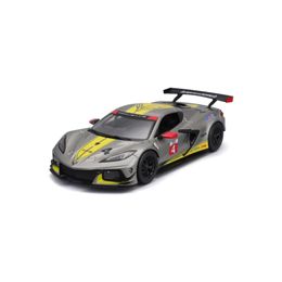 Bburago 18-28024 - Modellauto - Chevrolet Corvette C8R '20 (grau, Maßstab 1:24) Modell Auto