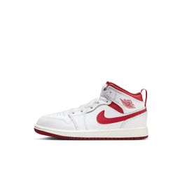 Jordan 1 Mid SE Schuh für jüngere Kinder - Weiß