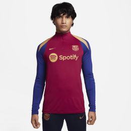 FC Barcelona Strike Nike Dri-FIT Fußball-Drill-Oberteil für Herren - Rot