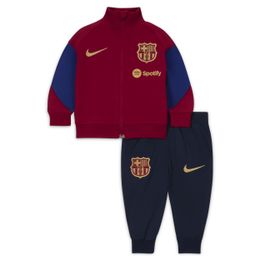 FC Barcelona Strike Nike Fußball-Trainingsanzug für Kleinkinder - Rot