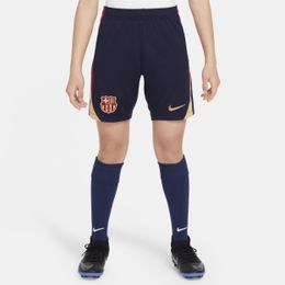 FC Barcelona Strike Nike Dri-FIT Fußball-Shorts für jüngere Kinder - Blau