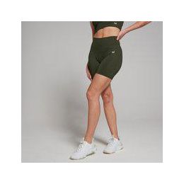 MP Damen Shape Nahtlose Radlerhose — Waldgrün - XS