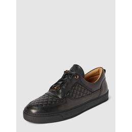 LEANDRO LOPES Sneaker aus Leder in black