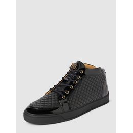 LEANDRO LOPES Sneaker aus Leder Modell 'Ezio' in black