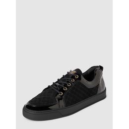 LEANDRO LOPES Sneaker aus Leder Modell 'Ezio' in black