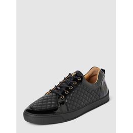 LEANDRO LOPES Sneaker aus Leder Modell 'Ezio' in black