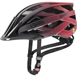 Uvex I-VO CC MIPS Helm black-red matt 52-57 cm