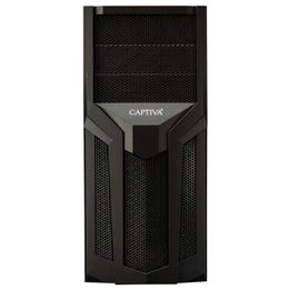 Captiva Workstation I73-240 Business-PC (Intel® Core i7 10700F, Quadro P1000 v2 4GB GDDR5, 16 GB RAM, 500 GB SSD, Luftkühlung), schwarz