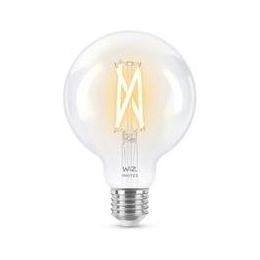 WIZ 60W E27 Globeform Filament Clear Warm- und Kaltweiß - weiß