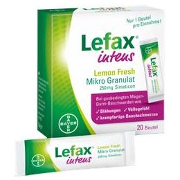 BAYER Lefax intens Lemon Fresh Mikro Granul.250 mg Sim. 20 St