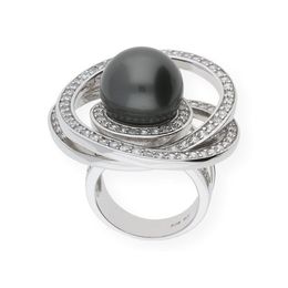 JuwelmaLux Fingerring JuwelmaLux Ring Silber 925/000 mit Perlimitat JL10-07-0443 (kein Set