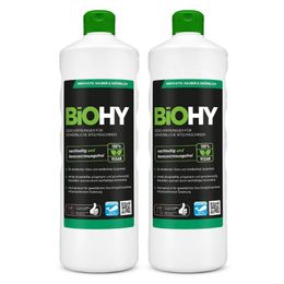 BiOHY Geschirrreiniger 2er Pack (2 x 1 Liter Flasche) Geschirrspülmittel (2-St)