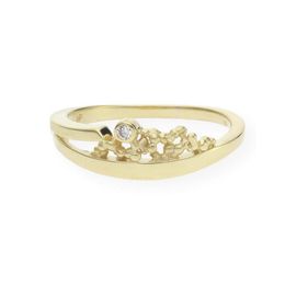 JuwelmaLux Fingerring JuwelmaLux Ring 333/000 (8 Karat) Gold mit synth Zirkonia JL20-07-0647 (kein Set