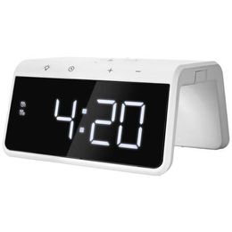 Caliber HCG019QI-WA Wecker Weiß Alarmzeiten 2