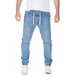 Yazubi Straight-Jeans Jeans in Sweatpants-Look Ash