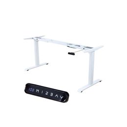 Albatros International Schreibtisch Albatros elektrisch höhenverstellbares Tischgestell S5W (Weiss)