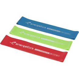 Energetics Physiobänder Gymnastik-Band Mini Bands Set 1.0 SCHWARZ/ROT