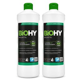 BiOHY Spülmittel 2er Pack (2 x 1 Liter Flasche) Geschirrspülmittel (2-St)