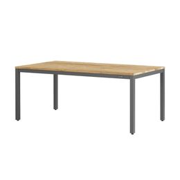 Zebra Tisch Alex - grau - Materialmix - 100 cm - 75 cm - Möbel Kraft