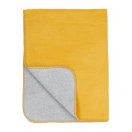 Babydecke Double Face Honey Gold/Grey Melange