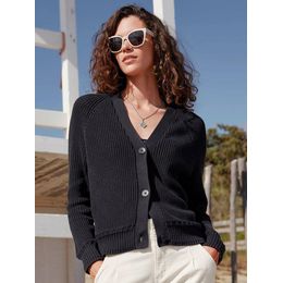 Strickjacke aus 100% Baumwolle Supima Peter Hahn mehrfarbig