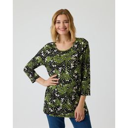 Helena Vera Midi-Shirt mit Schmetterlings-Druck