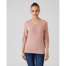 Ovanti Strickdesign Glow Pullover mit Strass