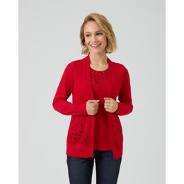 Ovanti Strickdesign Glow Pullover in Twinset-Optik