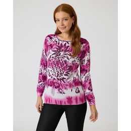 Helena Vera Pullover mit Tropical-Print