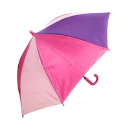 Dr. Neuser Stockregenschirm Kinder Regenschirm mit Automatik rosa pink lila