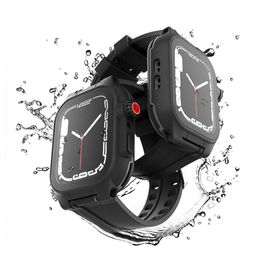 Orbeet Smartwatch-Armband Schutzhülle für Apple Watch iWatch Series 7/8 Armband wasserdichtes