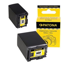 Patona 2x Akku für Canon BP-828 BP827 Kamera-Akku Ersatzakku Kameraakku 74 mAh (7