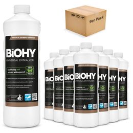 BiOHY Universal Entkalker 9er Pack (9 x 1 Liter Flasche) Flüssigentkalker (9-St)