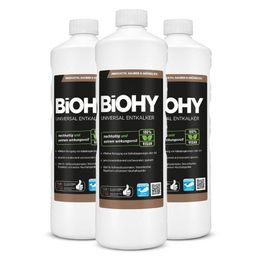 BiOHY Universal Entkalker 3er Pack (3 x 1 Liter Flasche) Flüssigentkalker (3-St)