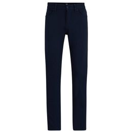 BOSS 5-Pocket-Hose Slim-Fit Jeans aus knitterfreiem Stretch-Jersey