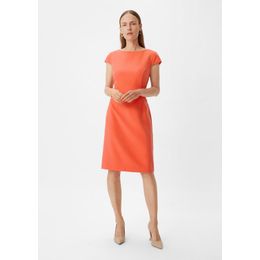 comma, Comma Minikleid Midi Kleid mit Teilungsnähten Teilungsnähte