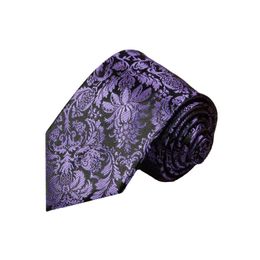 Paul Malone Krawatte Elegante Seidenkrawatte Herren Schlips modern 100% Seide Breit (8cm)