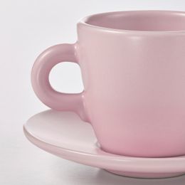 IKEA FÄRGKLAR Tasse mit Untertasse