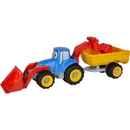 Simba Toys Traktor mit Anhänger Spielzeugauto Mehrfarbig