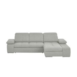 switch Ecksofa Webstoff Avilla ¦ grau ¦ Maße (cm): B: 285 H: 86 T: 187